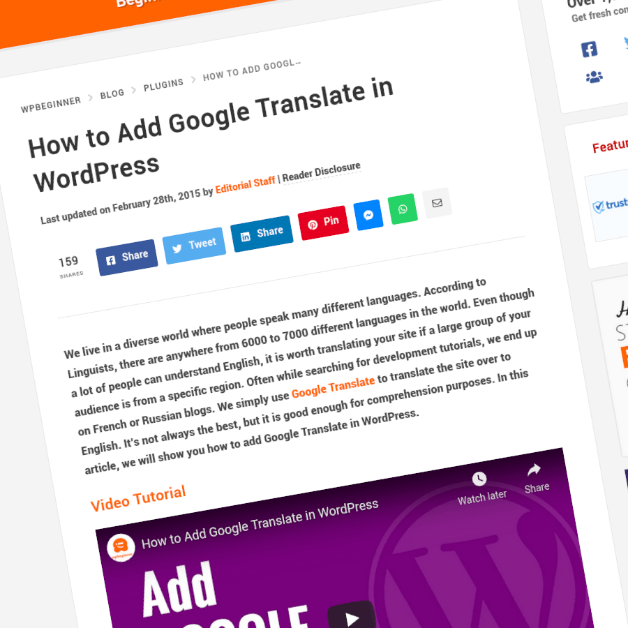 Cómo agregar el traductor de Google en WordPress - WD5 Web Design