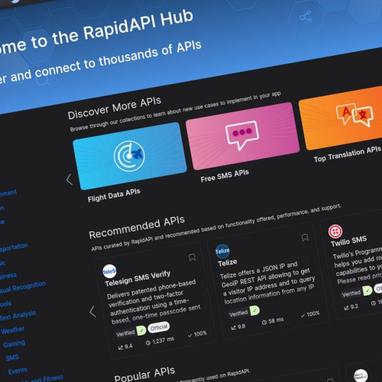 Colección de APIs para Desarrolladores - WD5 Web Design