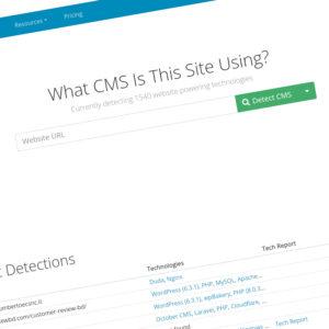 WhatCMS - WD5 Web Design