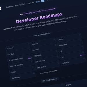 Developer Roadmaps - WD5 Web Design