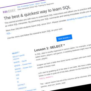 SQL Easy: la mejor y más rápida forma de aprender SQL - WD5 Web Design